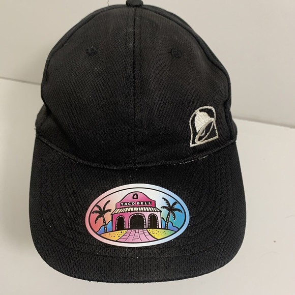 Accessories | Rare Taco Bell Snapback Hat Black Prewned | Poshmark